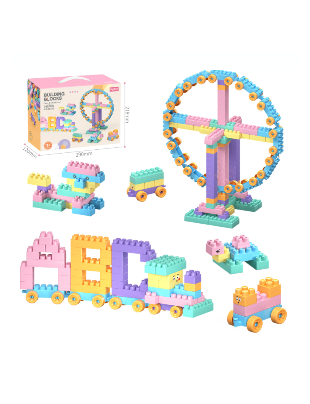 MEIFEN-Building Blocks (268 pcs) – TLAND